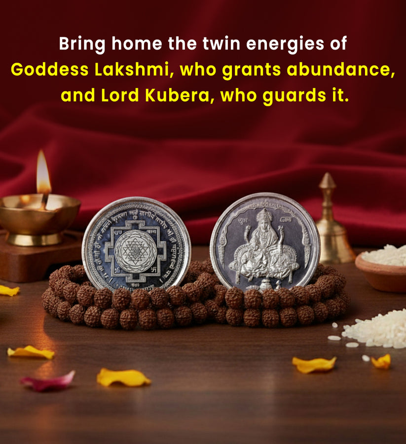 Energised Lakshmi Kubera Silver Coin- 5gms – Devaseva Shop
